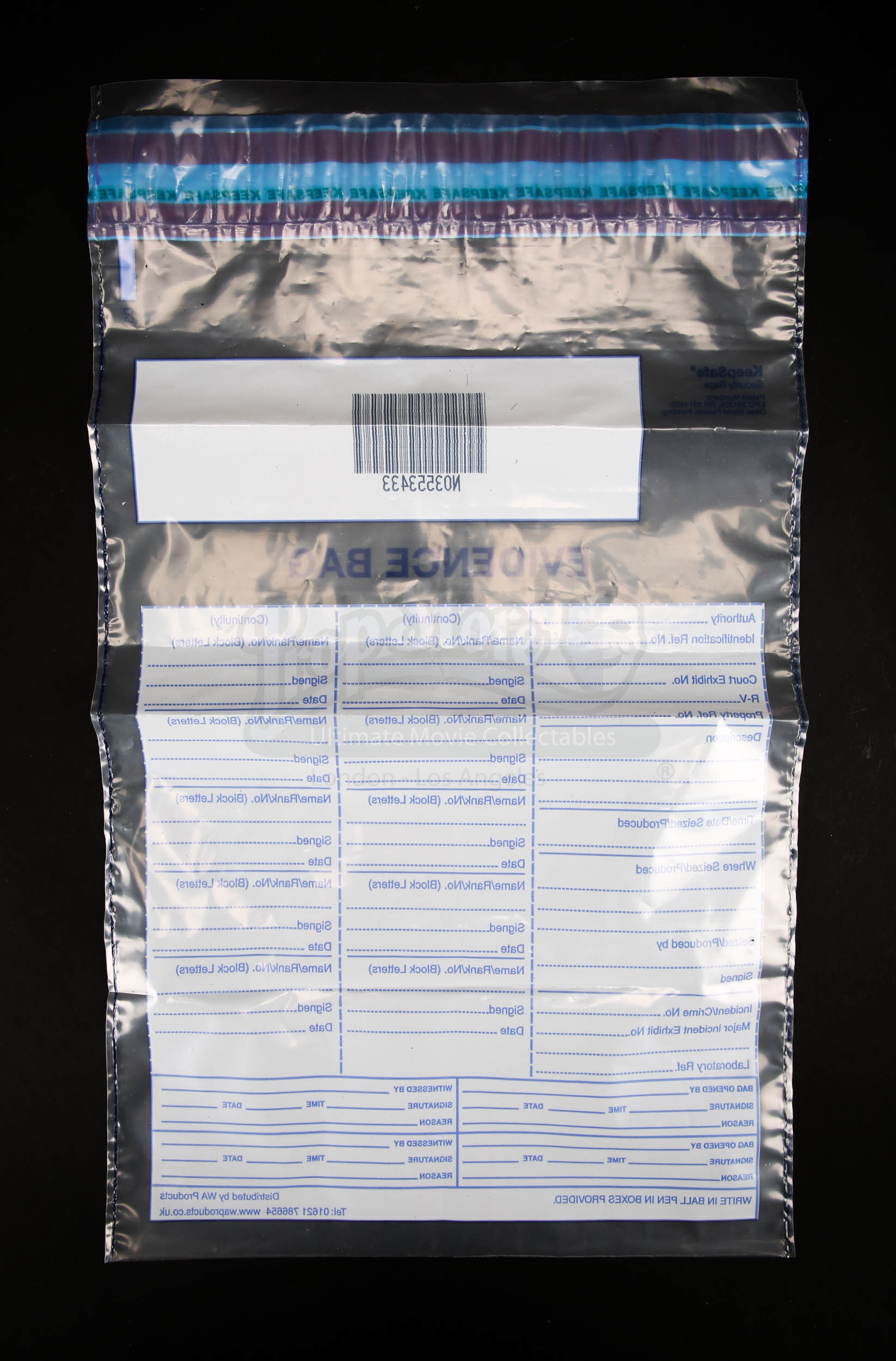 Evidence Bag | Prop Store - Ultimate Movie Collectables