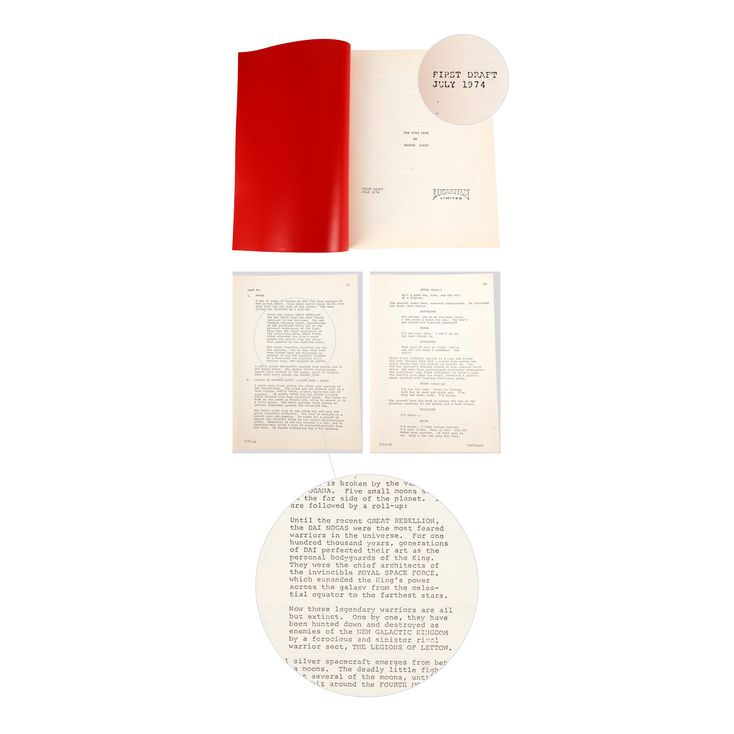 357. Complete The Star Wars Bound First Draft Studio Copy Script | STAR ...