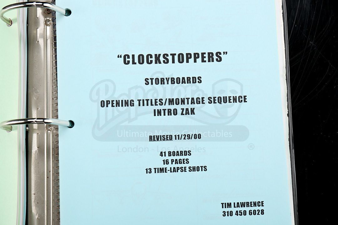 Production Binder | Prop Store - Ultimate Movie Collectables