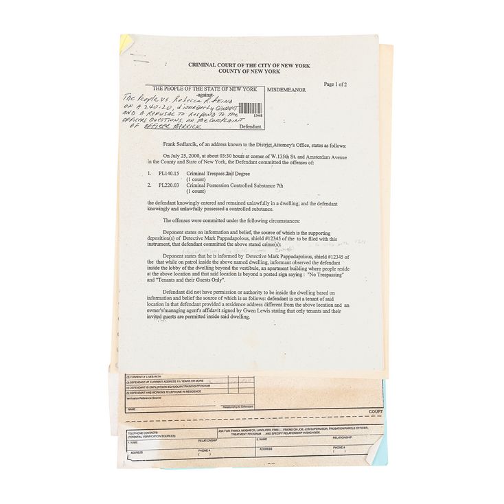 Criminal Court Paperwork | ETERNAL SUNSHINE OF THE SPOTLESS MIND (2004)