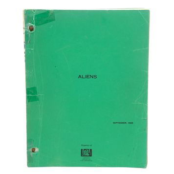 Lot # 667 : ALIENS (1986) - Bound Final Script