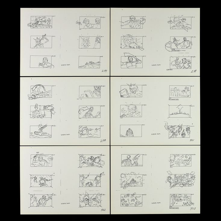 Storyboard Copies - Henry and Army Attack Deadites | ARMY OF DARKNESS ...