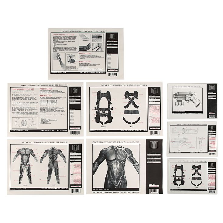 Wayne Enterprises Applied Sciences Division Batsuit, Grapple Gun and ...