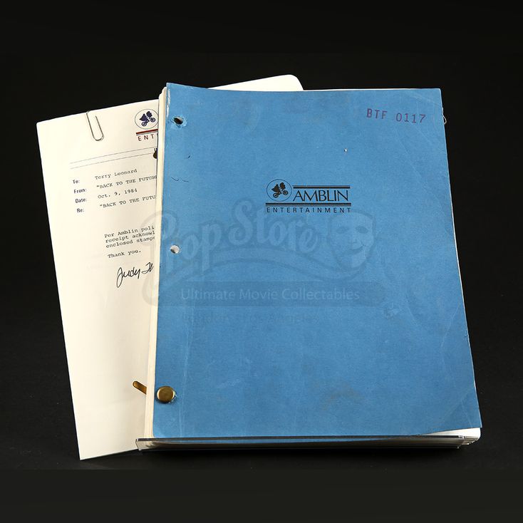 Third Draft Screenplay | BACK TO THE FUTURE (1985)