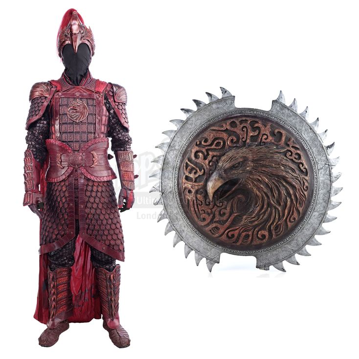 Red Eagle Corps Lieutenant Armor with Shield and Sword | GREAT WALL ...