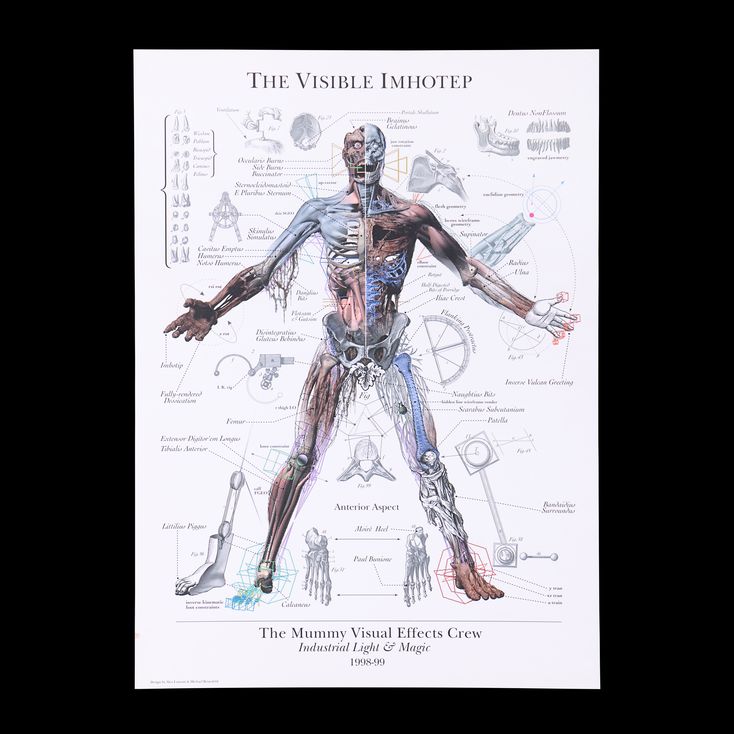 ILM The Visible Imhotep Crew Gift Poster | MUMMY, THE (2017)