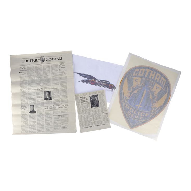 Lot # 1144: BATMAN FOREVER (1995) - Production-Made Printed Batmobile ...