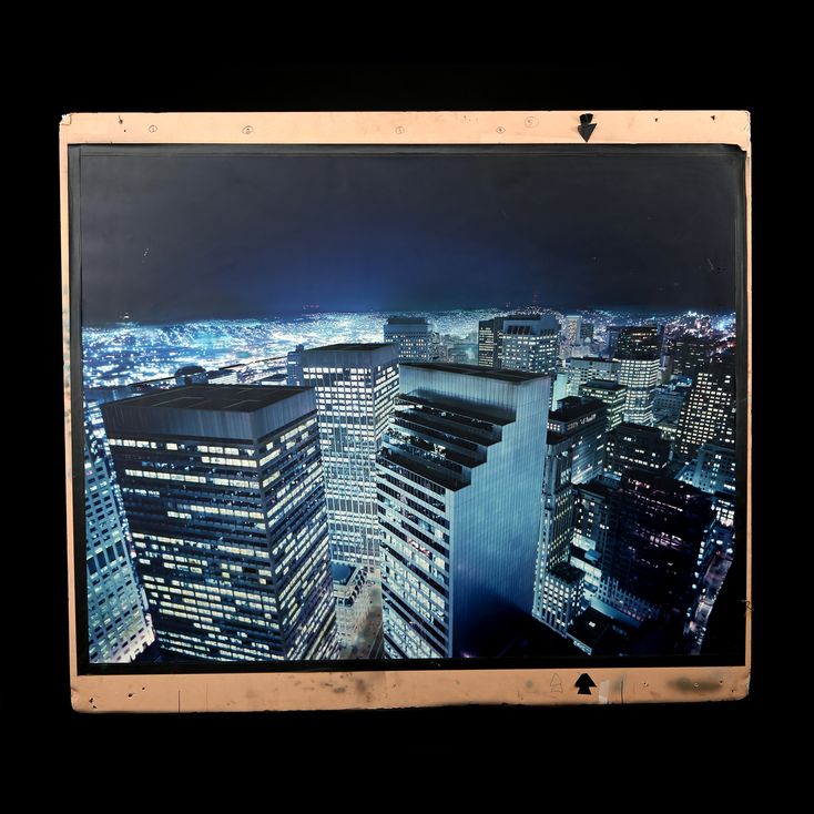 Hand-Painted Cityscape Matte Painting by Mark Sullivan | ROBOCOP 2 (1990)