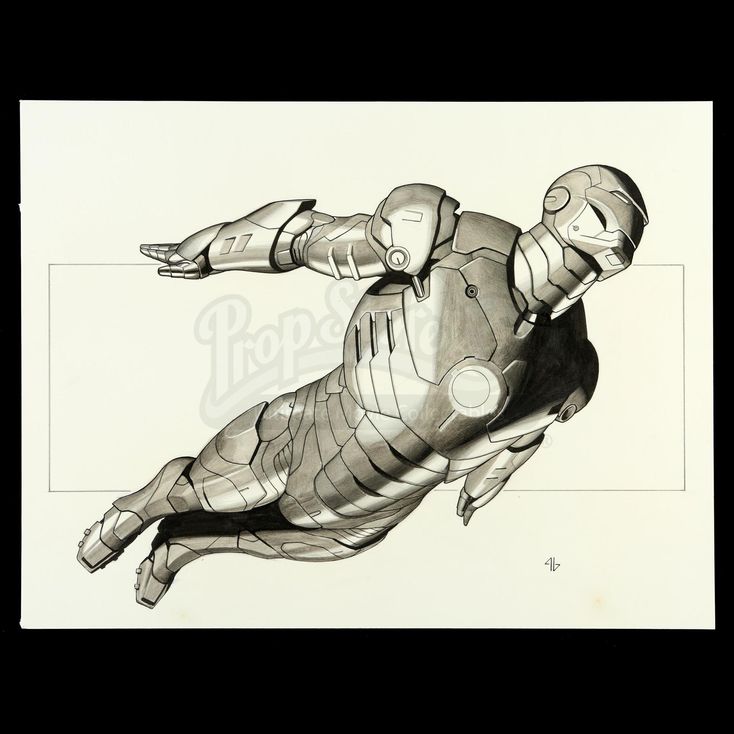 Iron Man Licensing Concept Art - Flying | IRON MAN (2008)