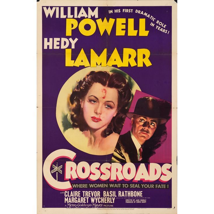 76. CROSSROADS One Sheet (27 x 41) Style C Fine Folded | CROSSROADS (1942)