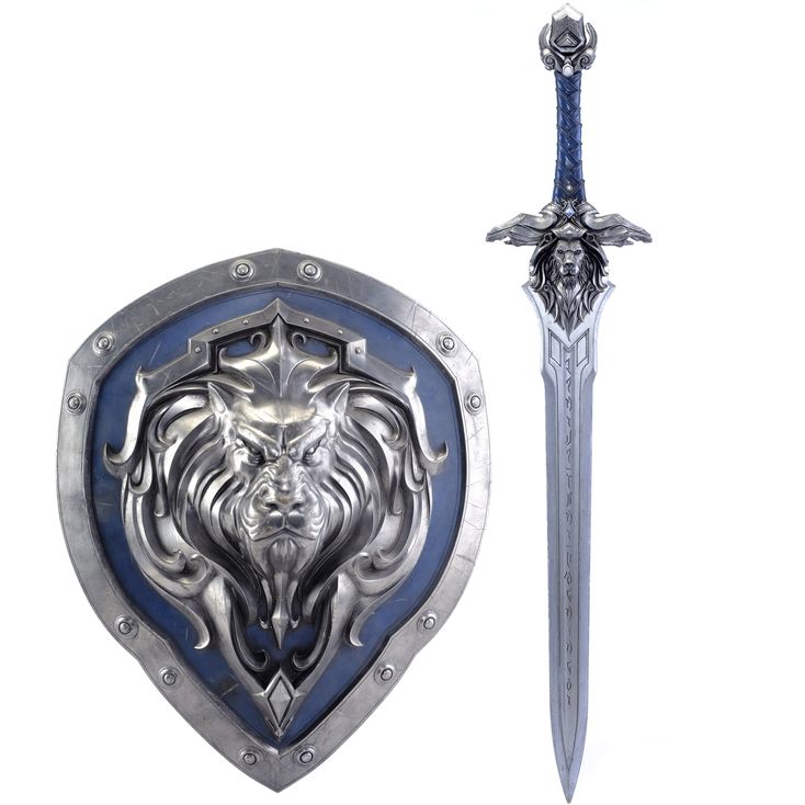 Lot 1414 - Alliance Knights Sword and Shield | WARCRAFT (2016)