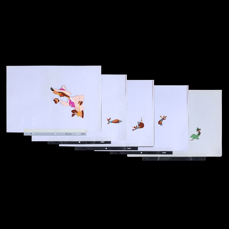 Lot # 1820: WHO FRAMED ROGER RABBIT (1988) - Collection of Hand Painted ...