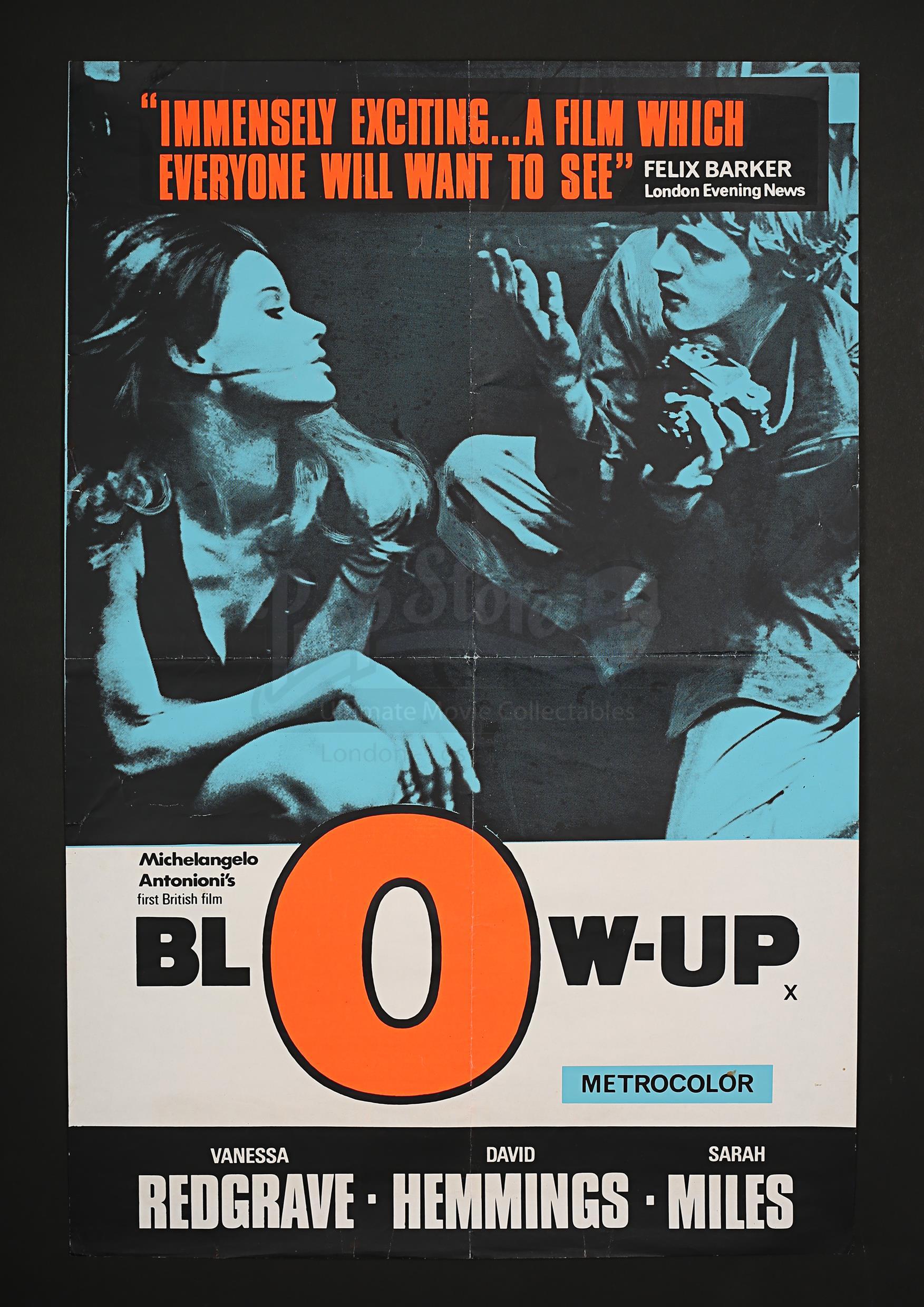 Set of Six UK Double-Crown Posters (1966) | BLOW UP (1966)