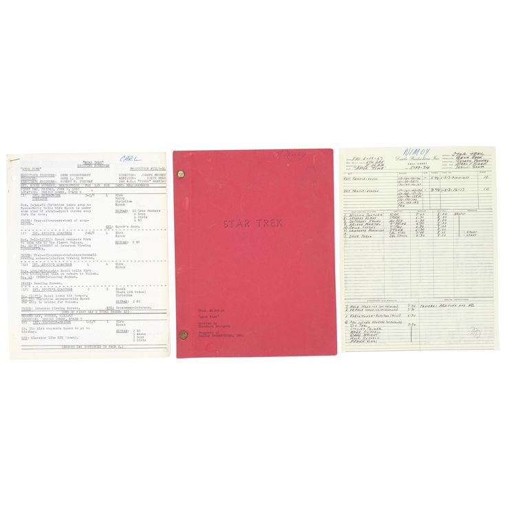 Lot #366 - STAR TREK: THE ORIGINAL SERIES (1966-1969) - Leonard Nimoy's ...