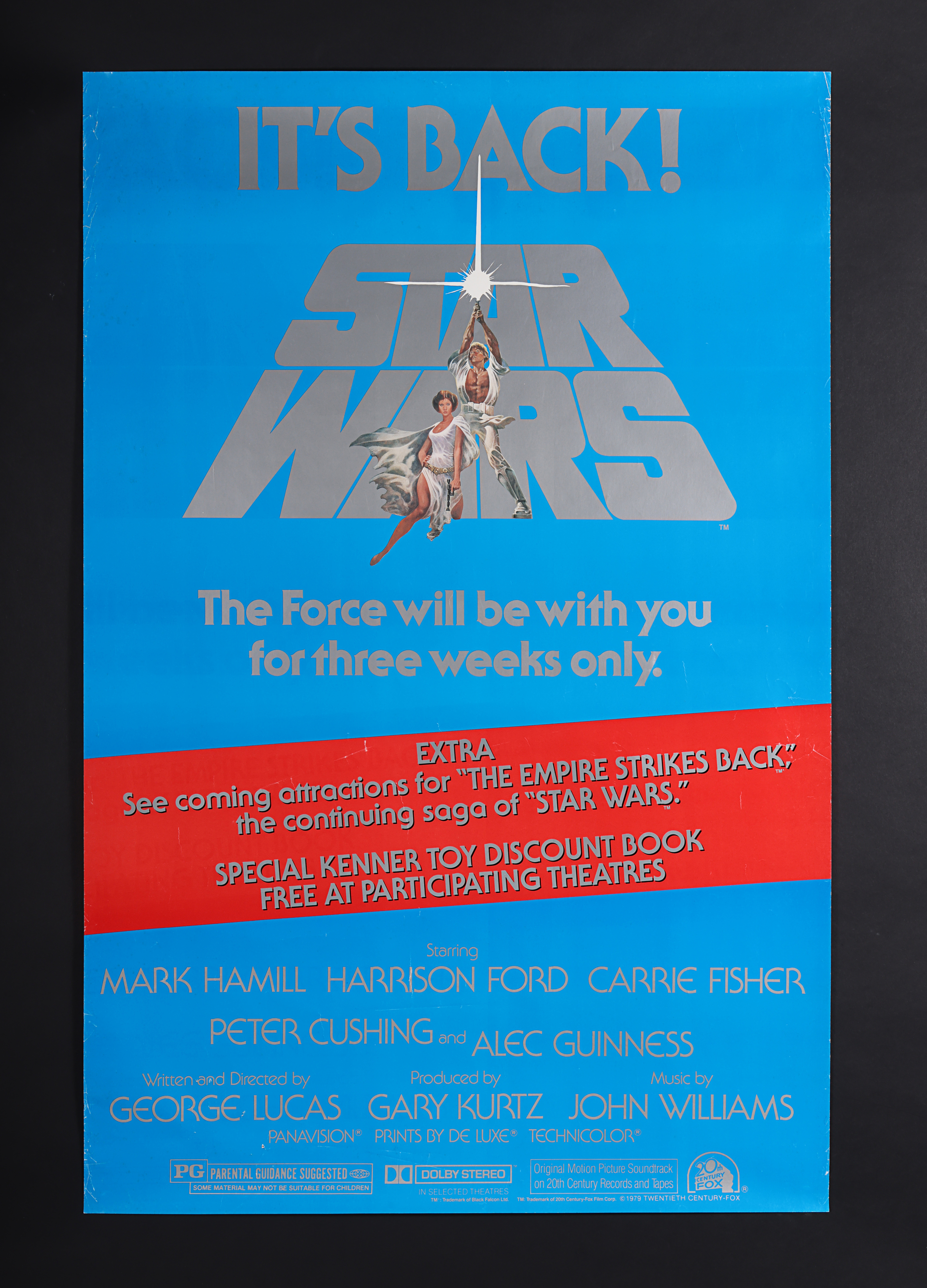 Lot #374 - STAR WARS: A NEW HOPE (1977) - US One-Sheet, 1979