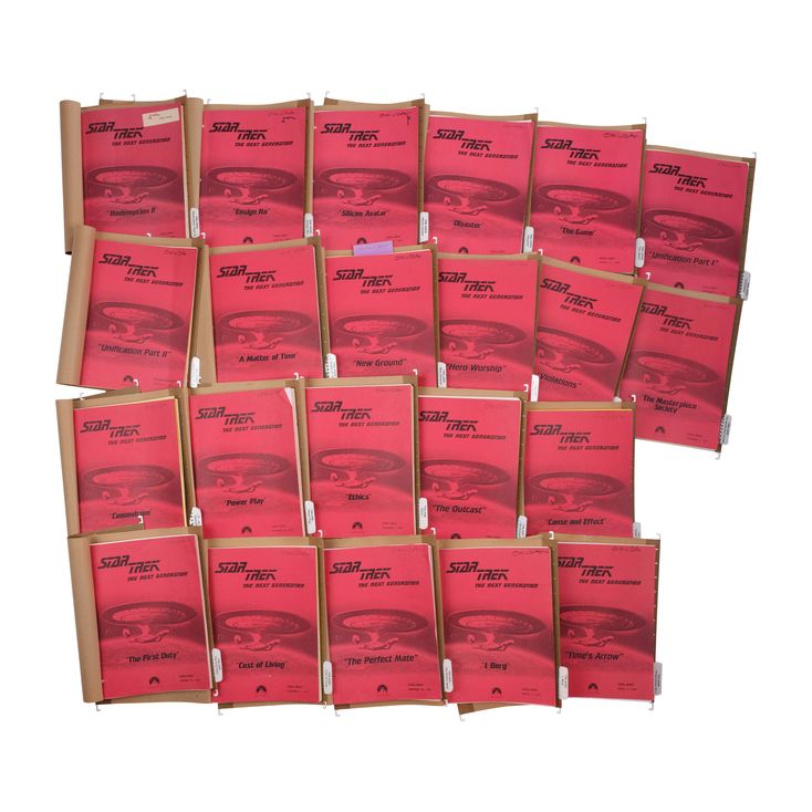 423. Michael and Denise Okuda Collection: Set of Hand-Annotated Season ...