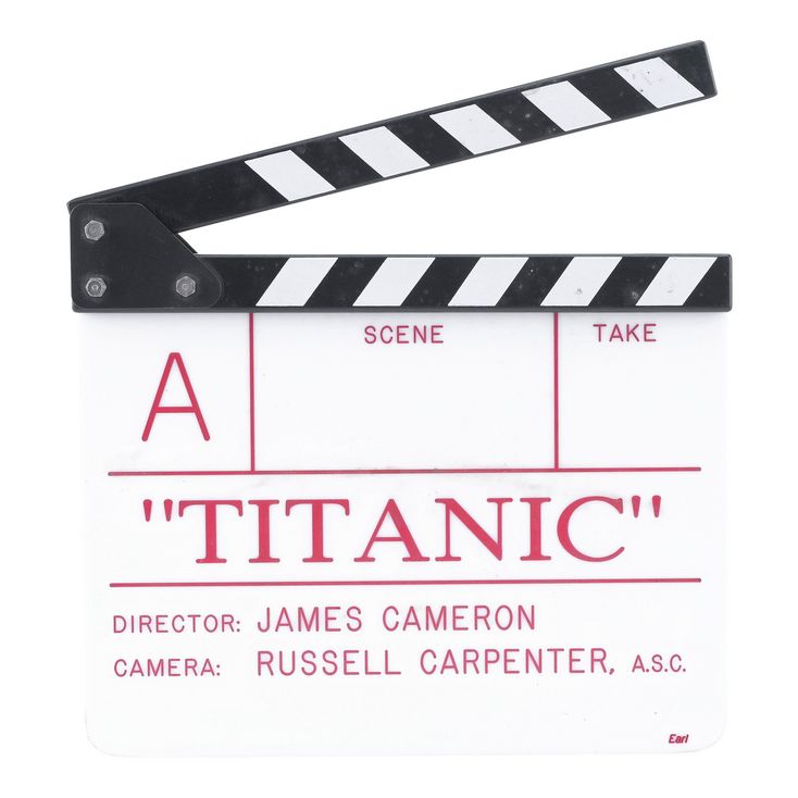 449. A Camera Clapperboard | TITANIC (1997)