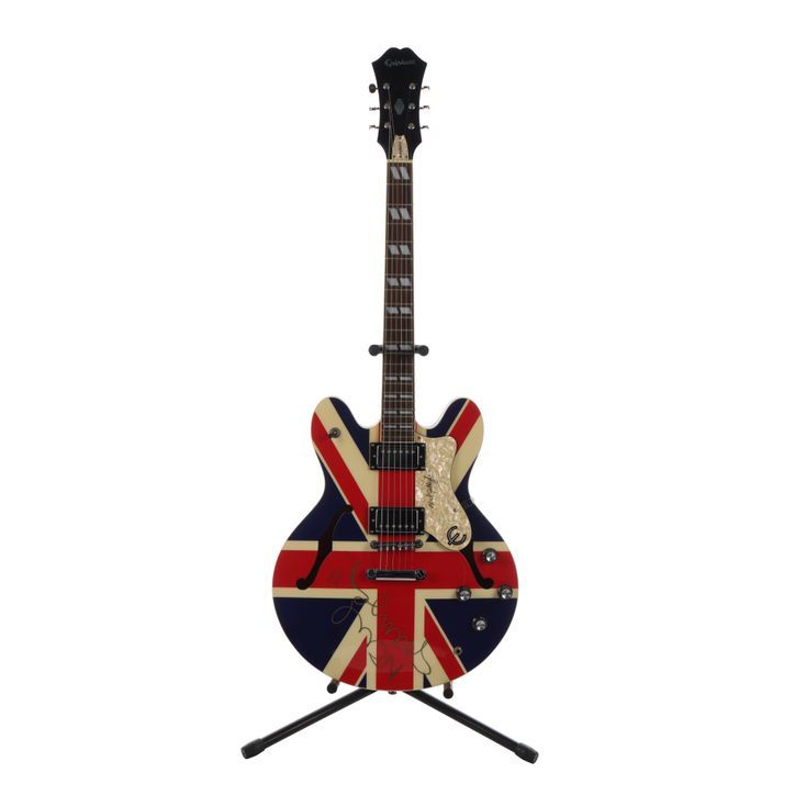 Lot 267. Noel Gallagher-Autographed Union Jack Epiphone Signature ...