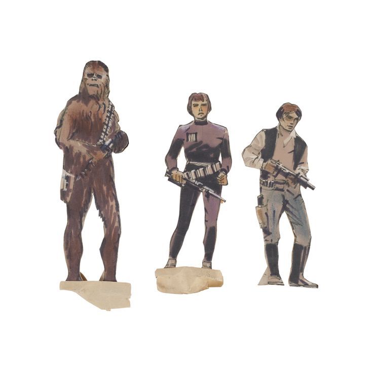 Lot 376. Gerard Bourke Collection Set of Three Heroes Hand-Illustrated ...