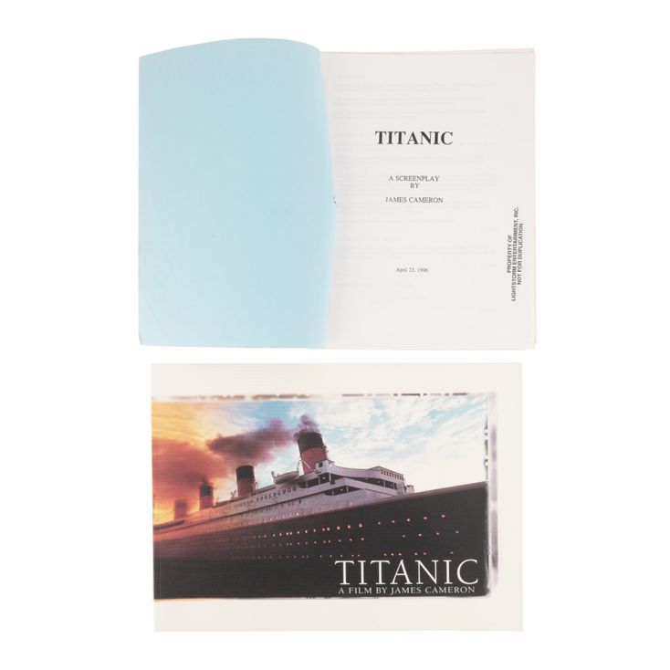 Production Script and Crew Gift Book | TITANIC (1997)