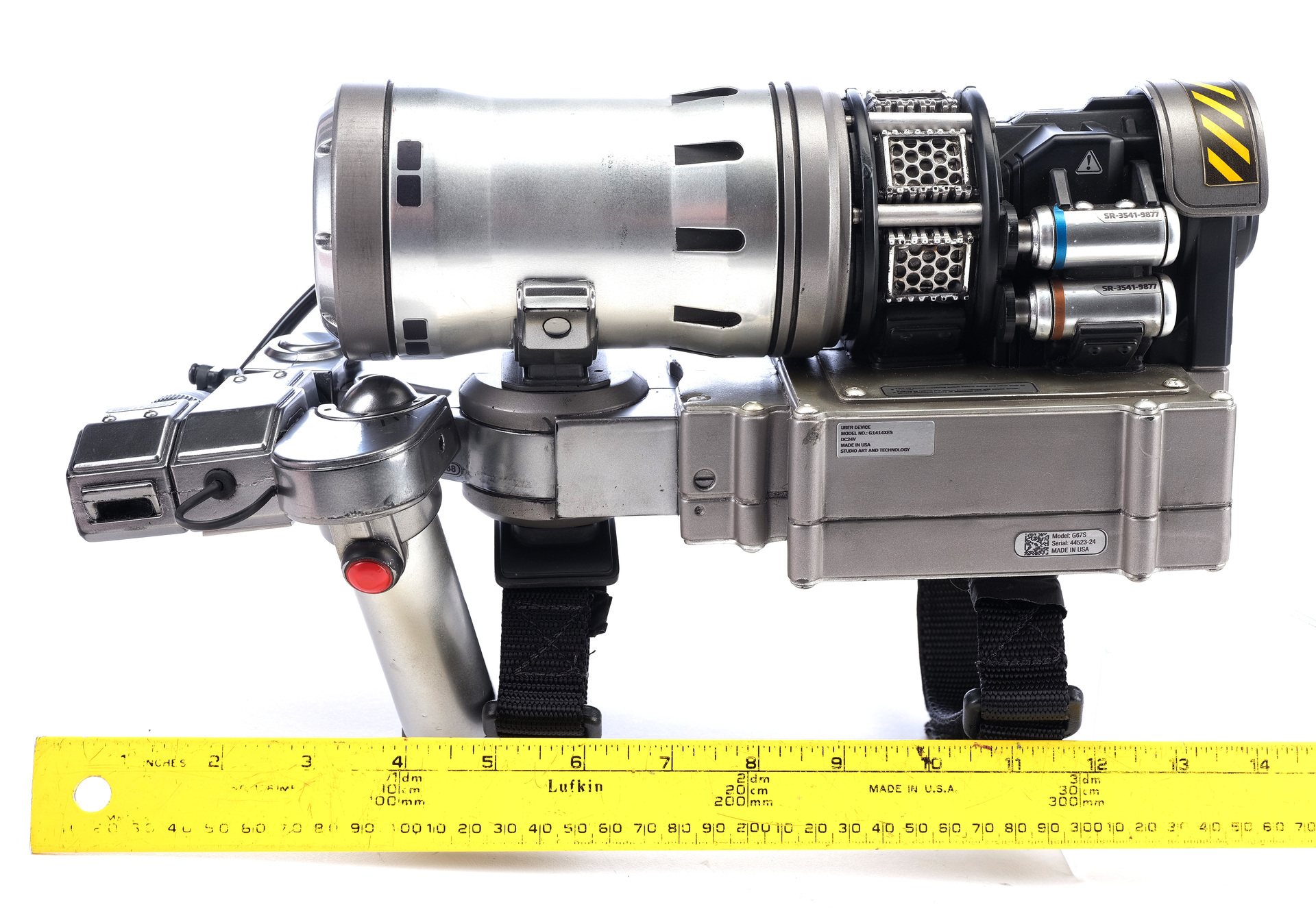 Lot 1069 - Hero DARPA Donkey Kong Wrist Light Cannon | PIXELS (2015)