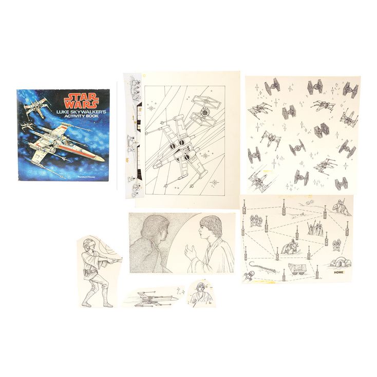 Lot 1341 - William Plumb Collection Set of Hand-Drawn Luke Skywalkers ...