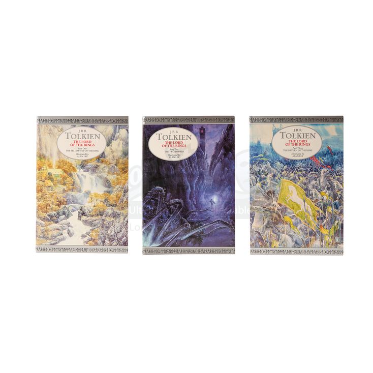 Alan Lee Hand-Illustrated and Autographed Books | THE LORD OF THE RINGS ...