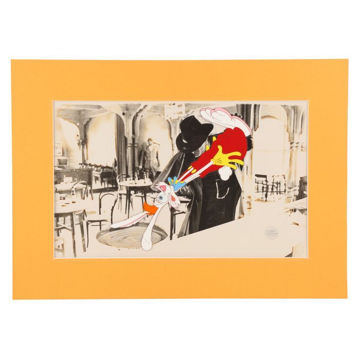 2324. Judge Doom and Roger Rabbit Original Production Cel and ...