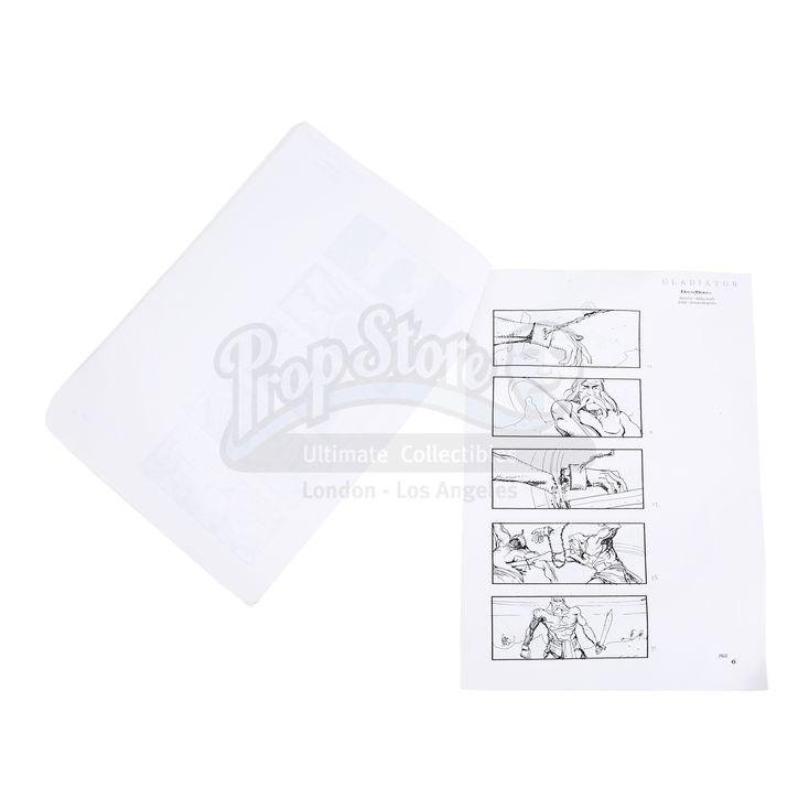 Gladiatorial Fight Scene Storyboards | GLADIATOR (2000)