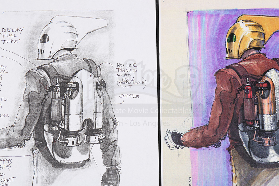 Concept Artwork Copies - Rocket Pack | Prop Store - Ultimate Movie ...