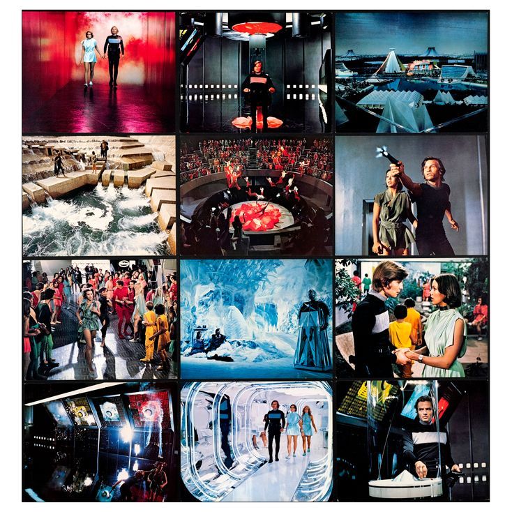 732. LOGANS RUN - Deluxe Lobby Card Set (12) With Two-Pocket Folder Deluxe Lobby Card Set (12 ...