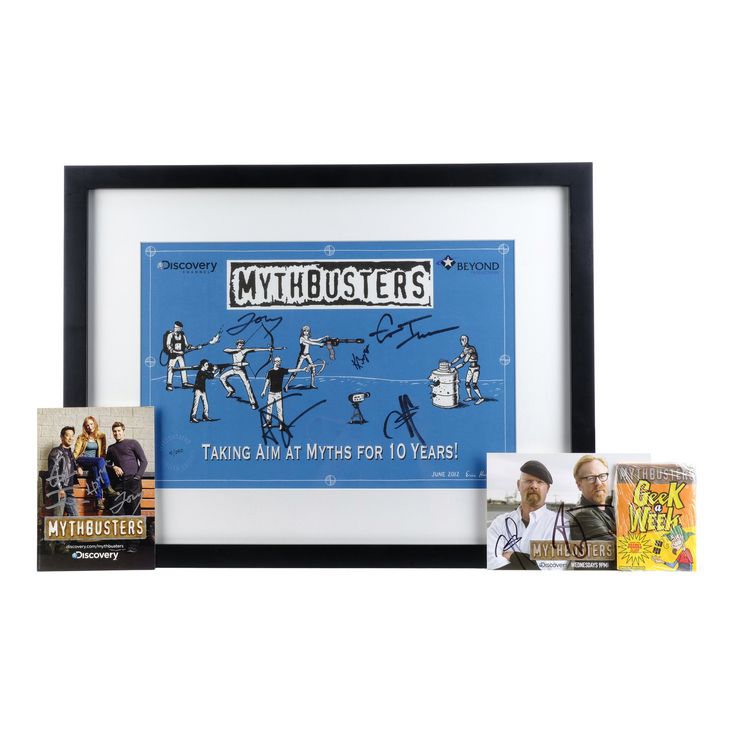 Lot 40 MythBusters 10th Anniversary Limited Edition Graphic Drawn by ...