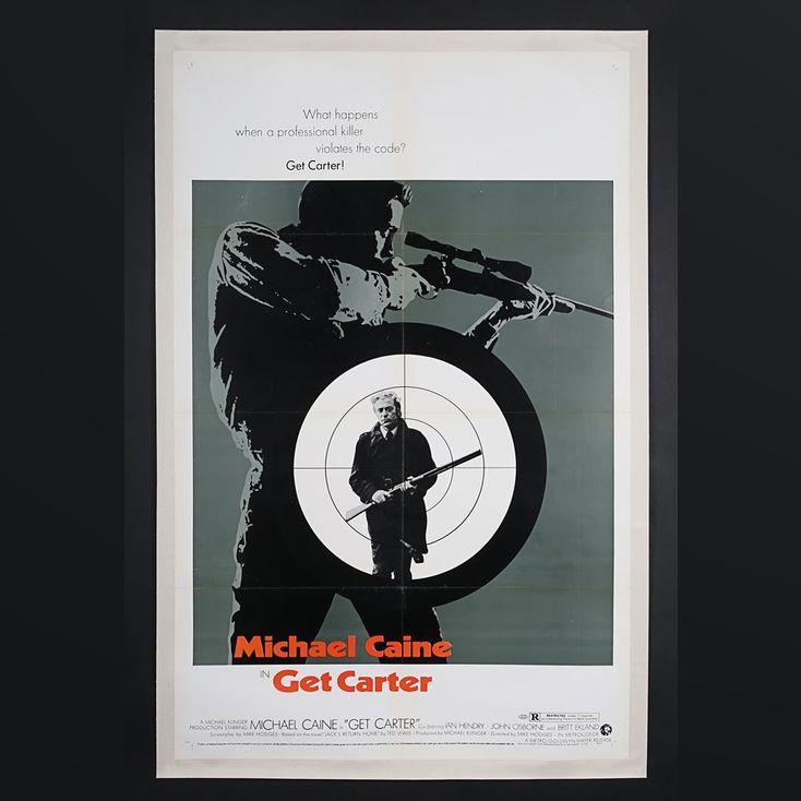US One-Sheet Poster, 1971 | GET CARTER (1971)