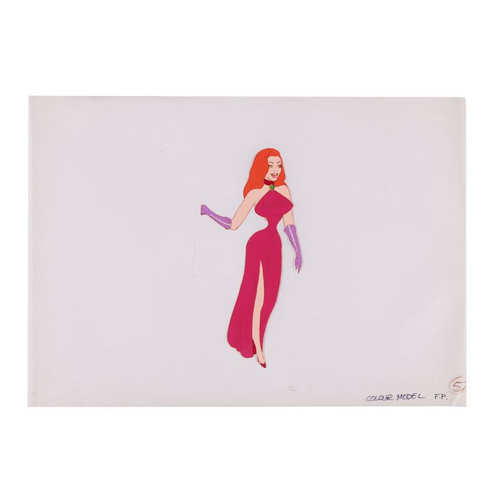 Lot #1761: WHO FRAMED ROGER RABBIT (1988) - Hand-painted Jessica Rabbit ...
