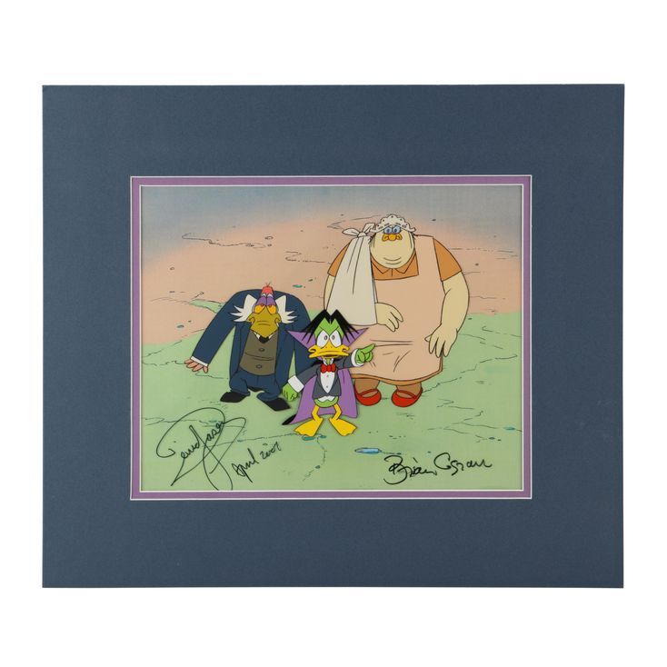344. Count Duckula, Igor and Nanny Original Production Animation Cel ...