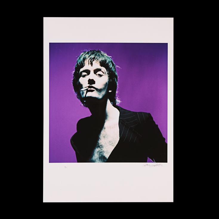 Lot # 765: PULP - The Rockarchive Collection: Limited Edition Jarvis Cocker Print by Steve ...