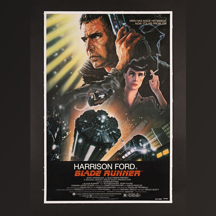 55. US One-Sheet (NSS Style) - Linen-Backed, 1982 ### BLADE RUNNER (1982)