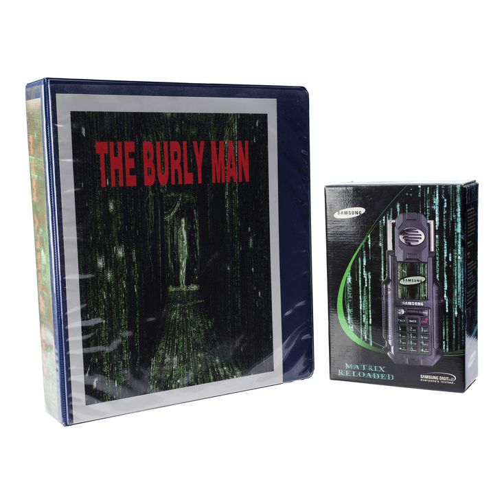 1159. The Burly Man Concept Art Print Binder with Promotional Samsung ...