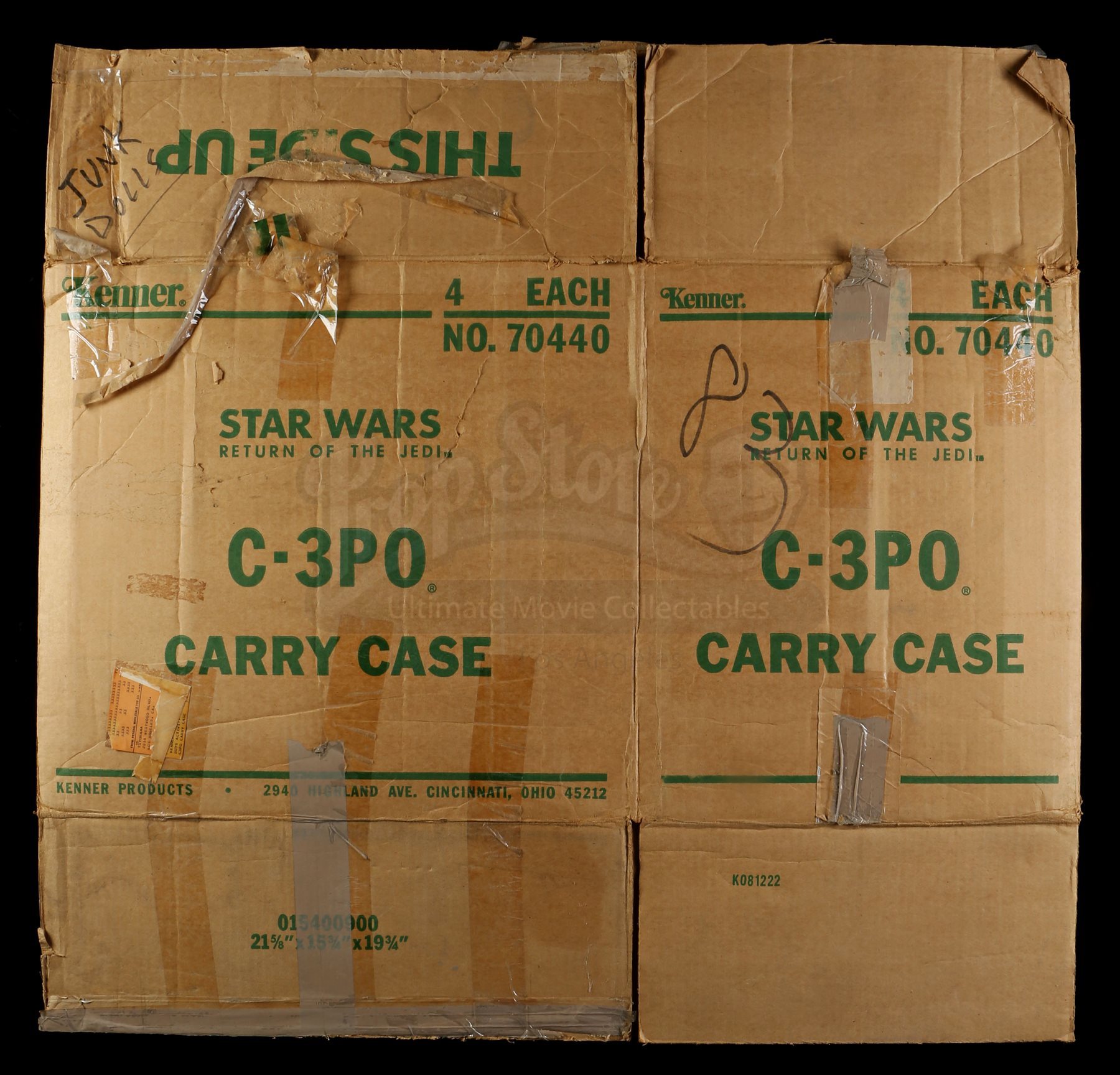 Lot # 120 - C-3PO Carrying Case Shipping Box