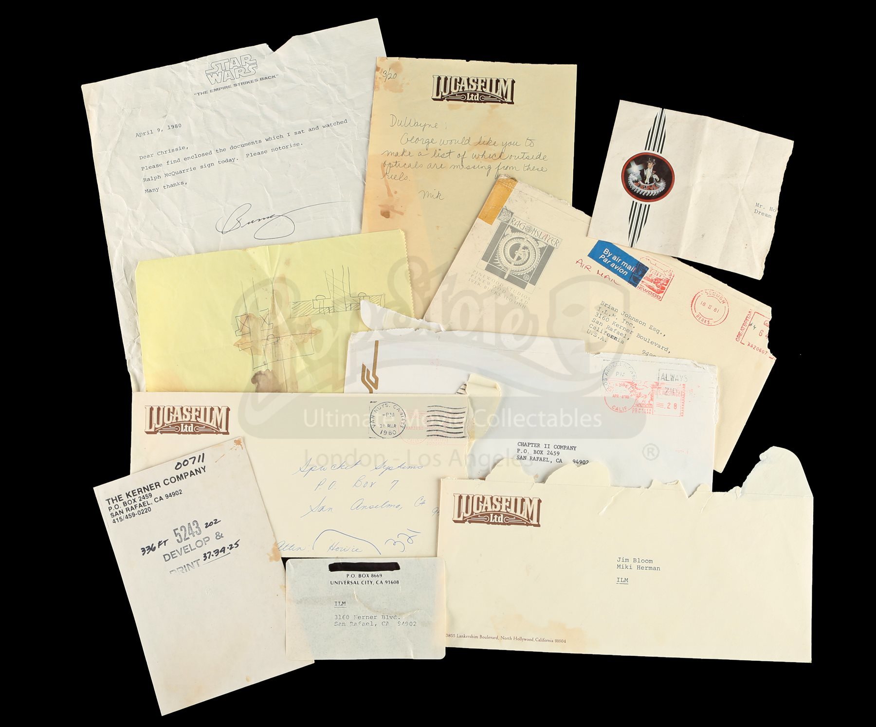 Lot # 707 - Various Production Paperwork