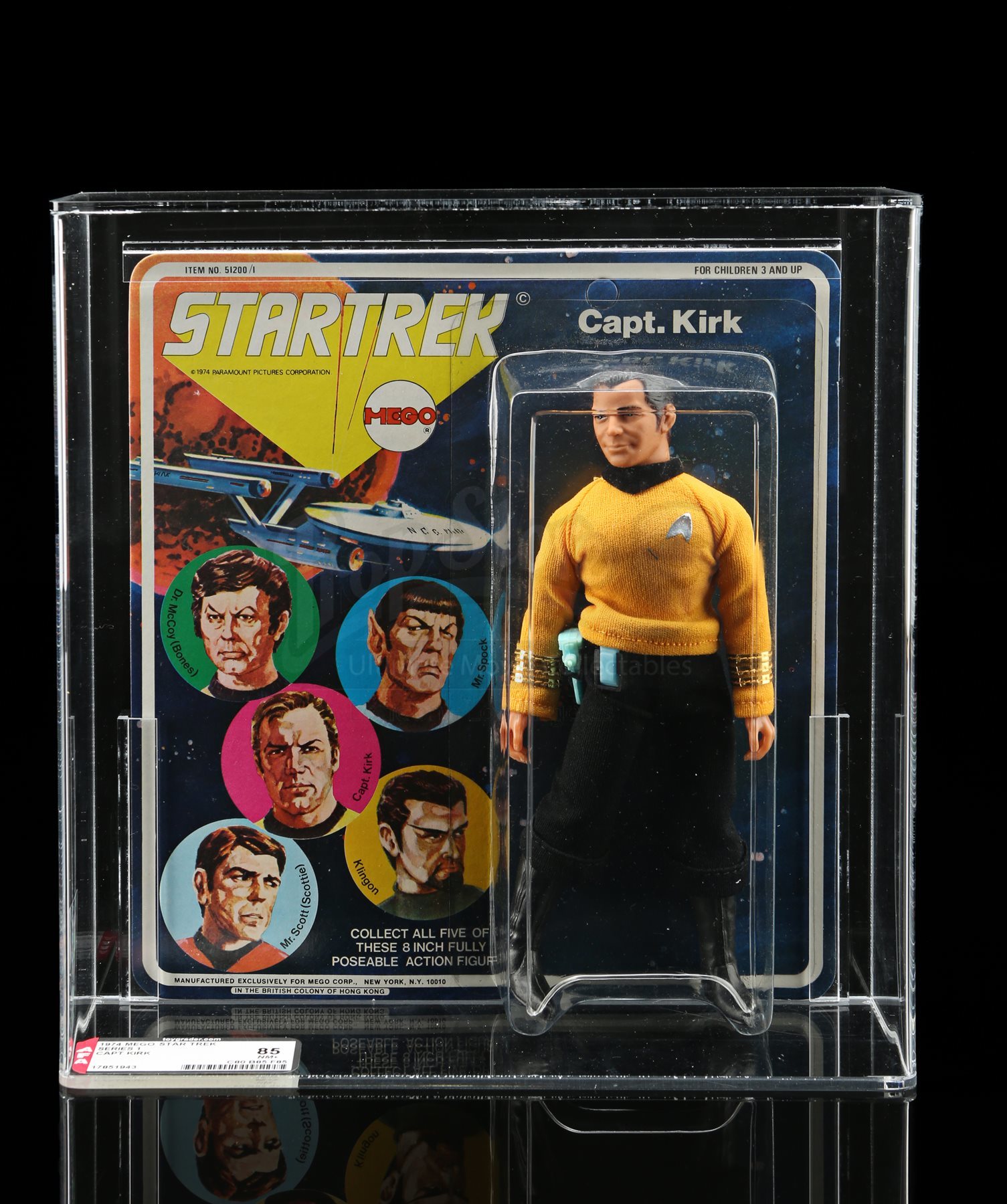 Lot # 533 - Capt. Kirk Series 1 AFA 85