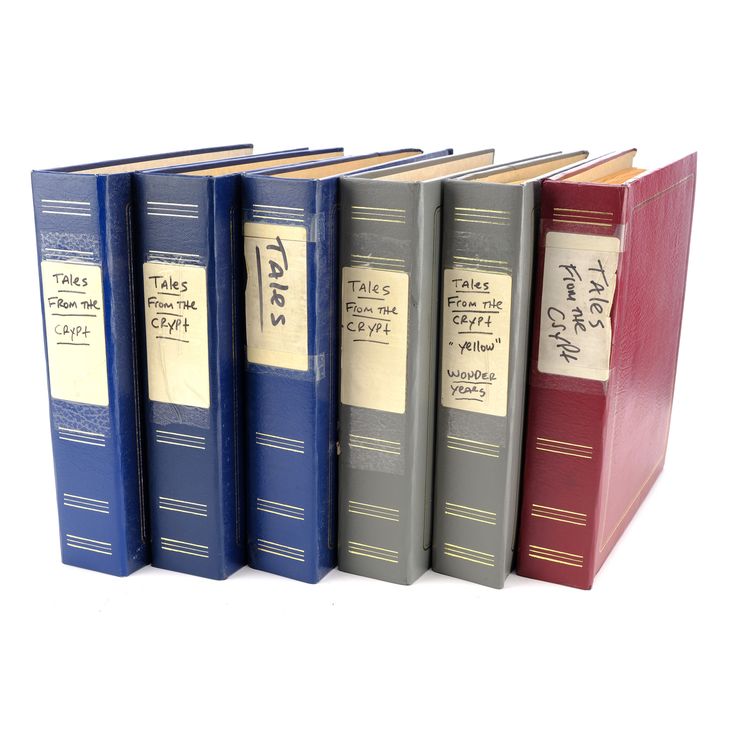 Lot 1393 - Set of Six Continuity Photo Binders | TALES FROM THE CRYPT ...