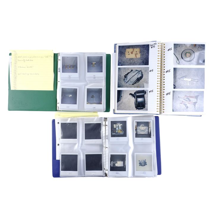 Lot 1185 - Set of Three Prop Reference Photo Books with Notes | STAR ...