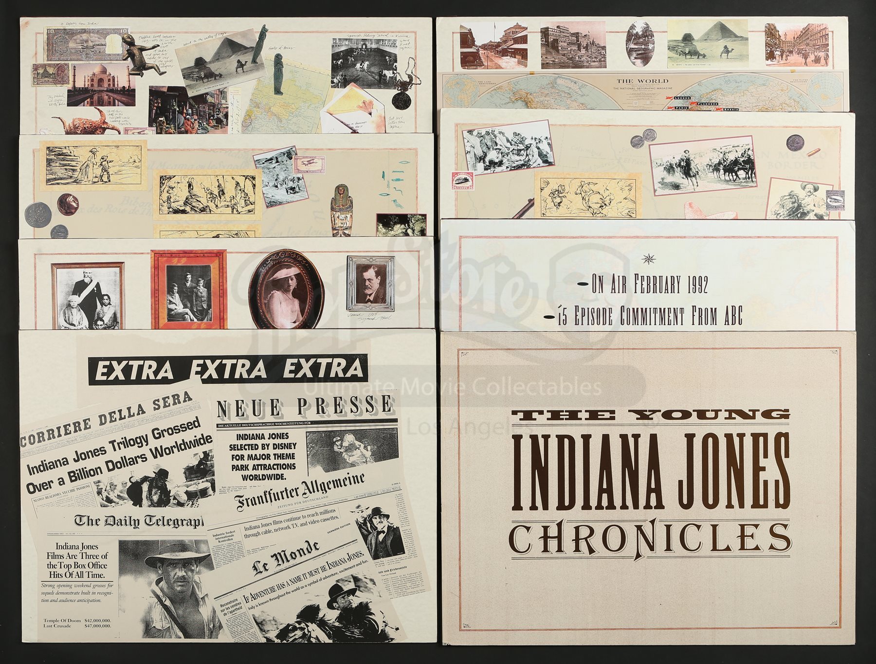 Lot # 685 - 8 Oversize Hand-Made Concept Pitch Boards