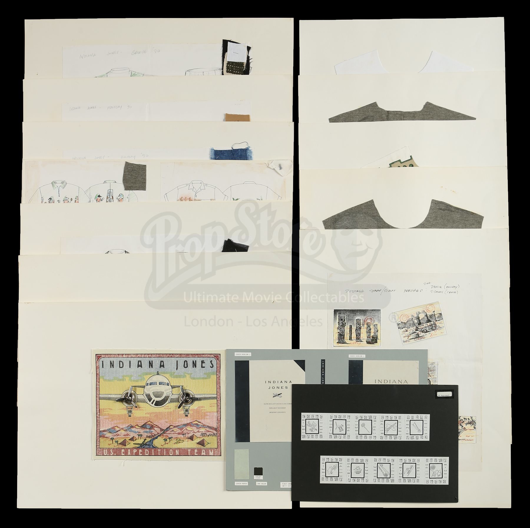 Lot # 684 - Oversize Hand-Made Licensing Apparel Concept Posters