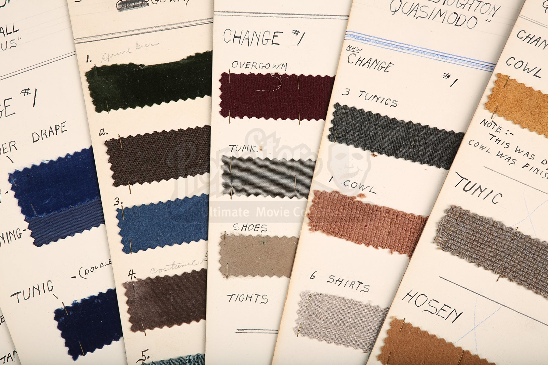 Collection of Vintage Fabric Swatches | GONE WITH THE WIND (1939)