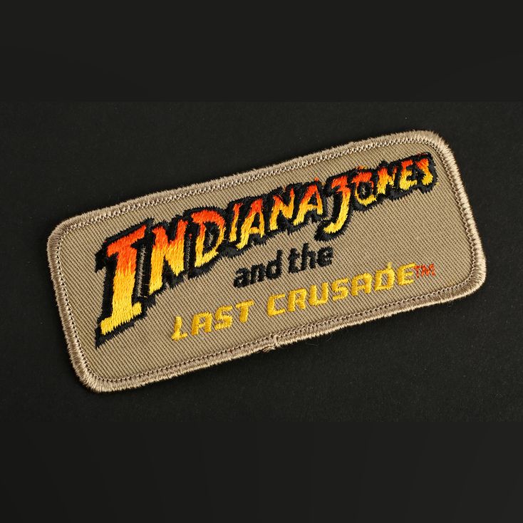 Iron On Logo Patch | INDIANA JONES AND THE LAST CRUSADE (1989)