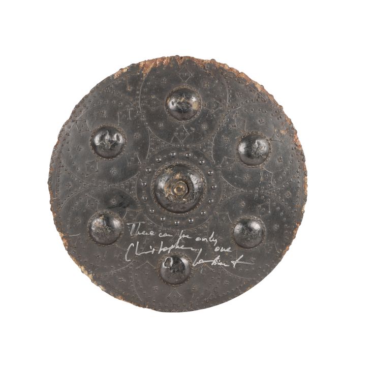 739. Christopher Lambert-Autographed Shield ### HIGHLANDER (1986)