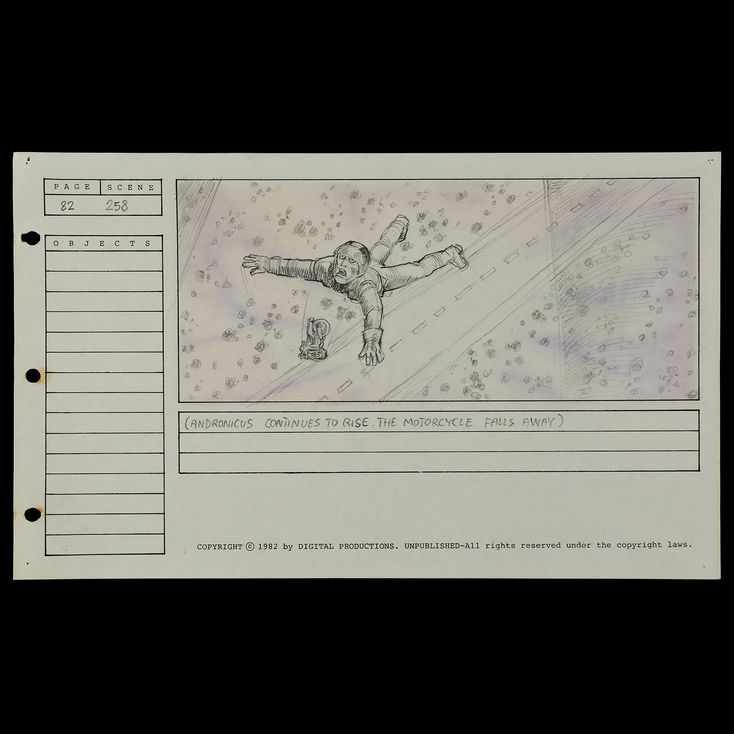 Hand-Drawn Ron Cobb Storyboard - Adronicus Continues to Rise | LAST ...