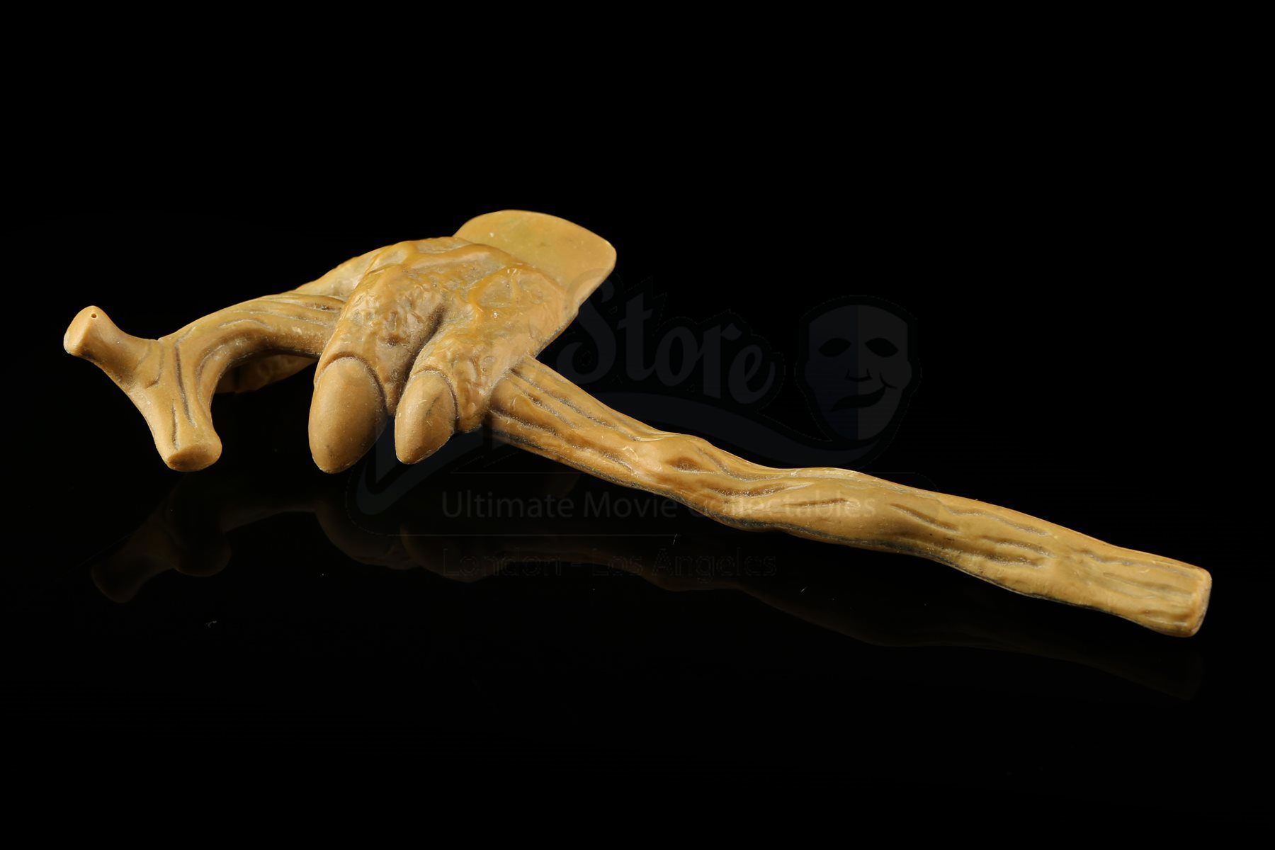 Lot # 143 - Unproduced Talking Yoda Hand With Cane Hardcopy Prototype